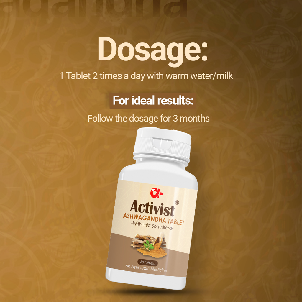 Ashwagandha Tablets | Organic Ashwagandha Supplement | Activist