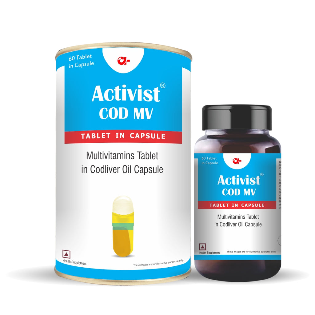 COD MV Capsules | Cod Liver Oil Supplements | Activist