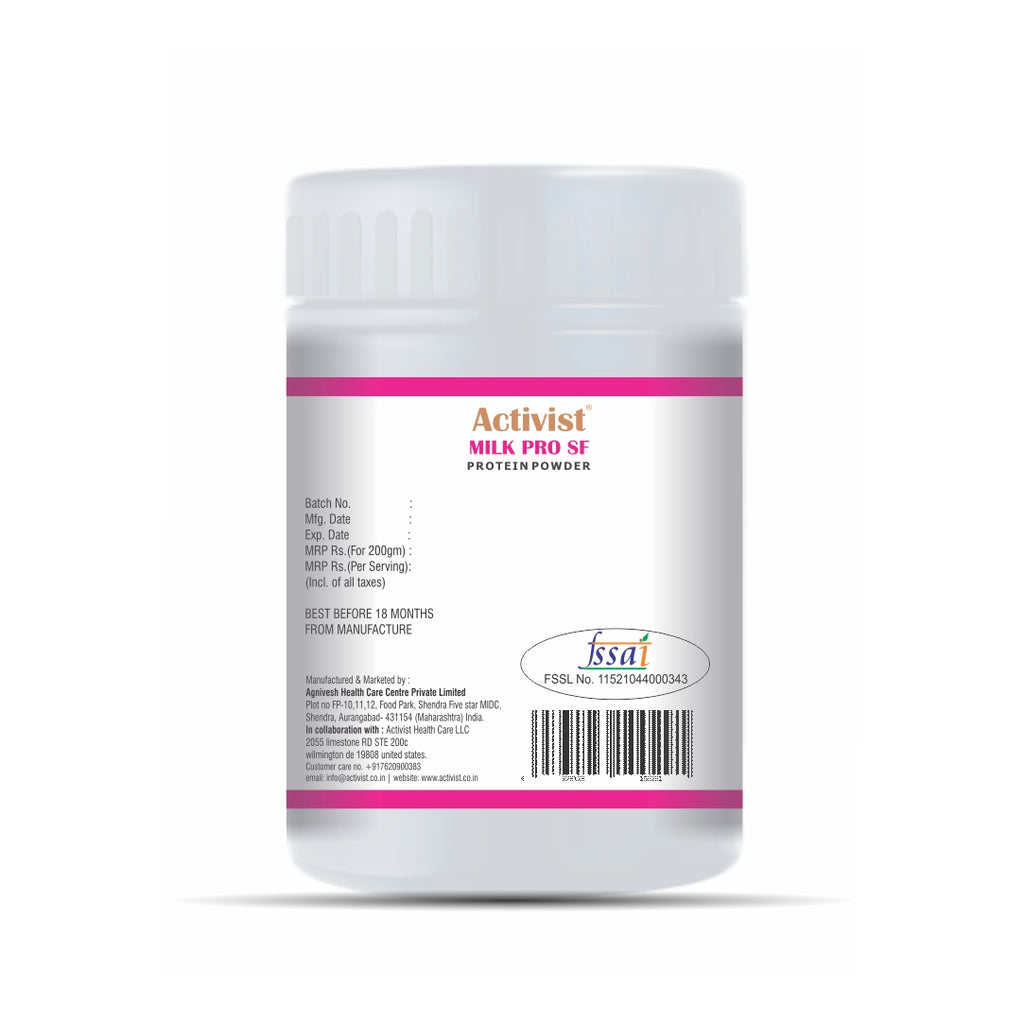 Milk Pro SF Protein Powder | Sugar Free | Activist