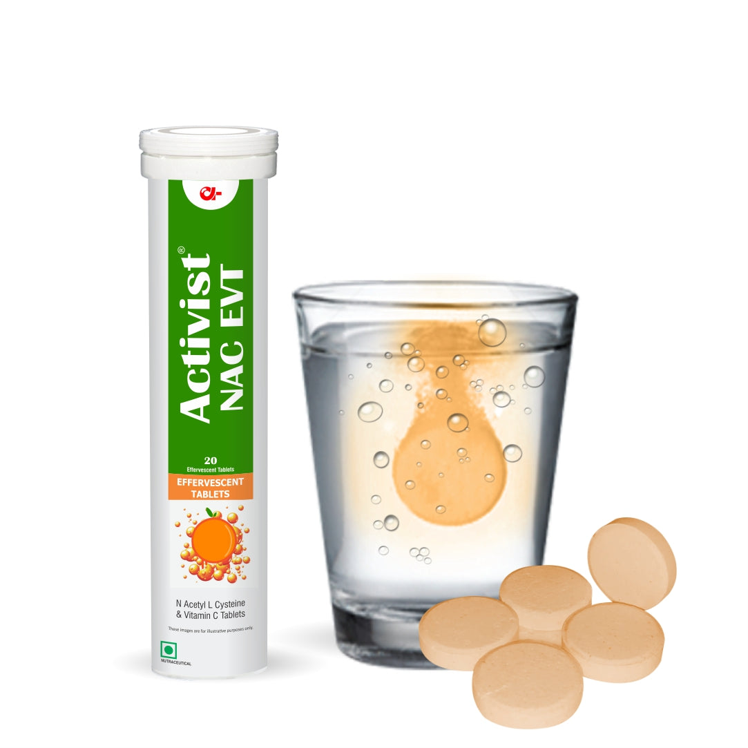 NAC EVT Effervescent Tablets | Antioxidant Tablets | Activist
